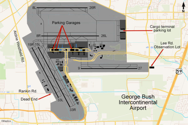 Houston Airports: George Bush Intercontinental Airport (IAH) and Hobby ...